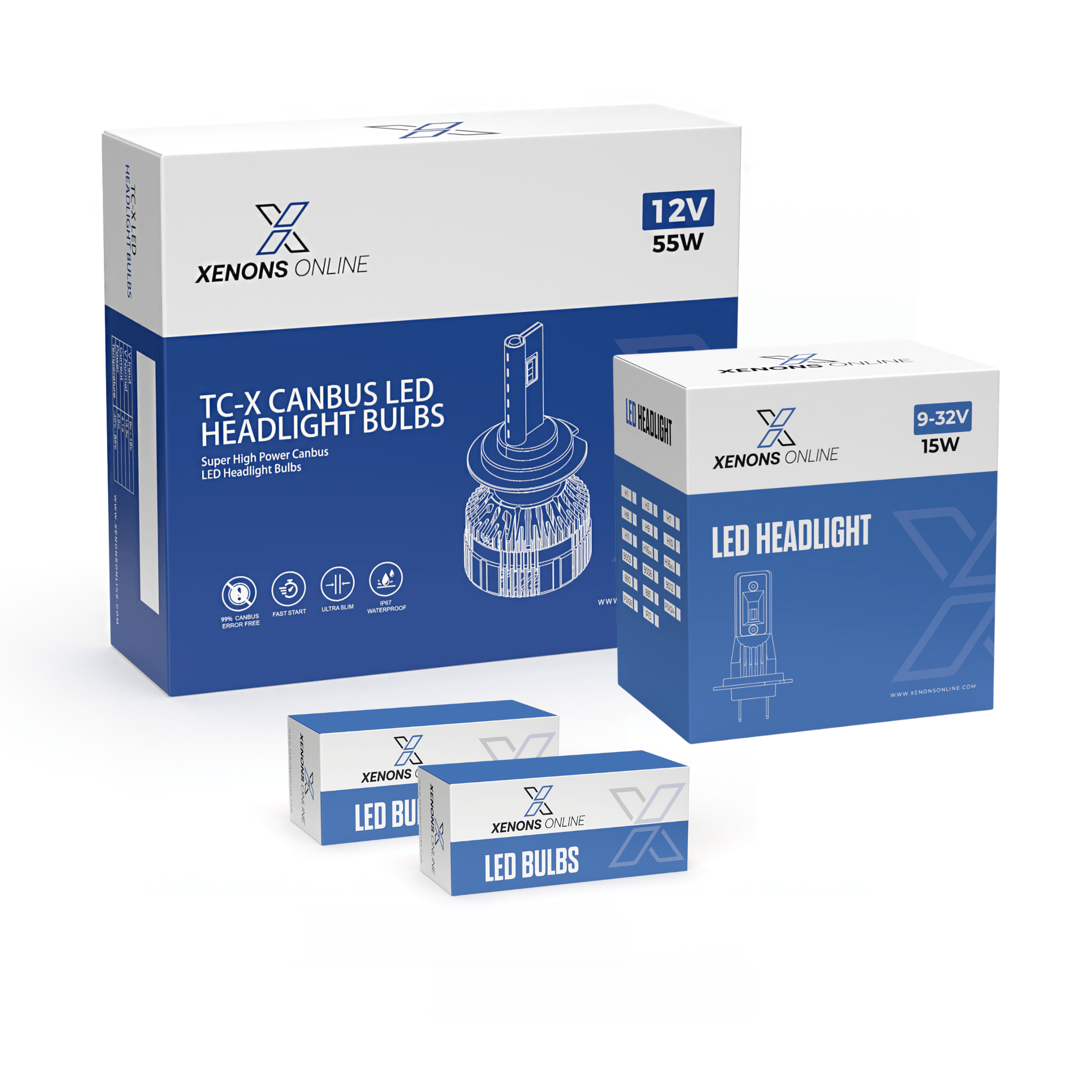 Ford Transit Custom Complete TC-X Headlight Package (Facelift) — Xenons Online